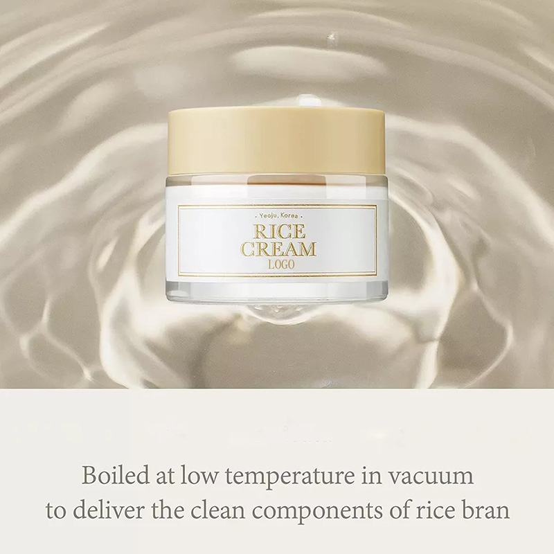 Private Label Whitening Face Cream Lotion Rice Essence Anti-freckle ...