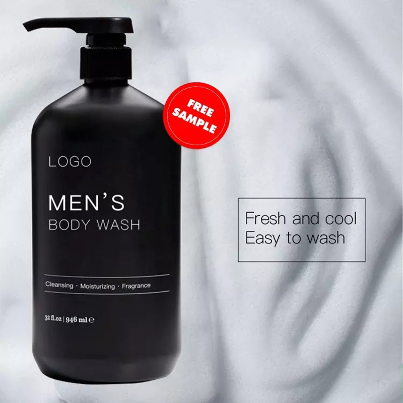 Men Cool Body Wash Organic Bath Shower Body Gel Bubble Private Label ...